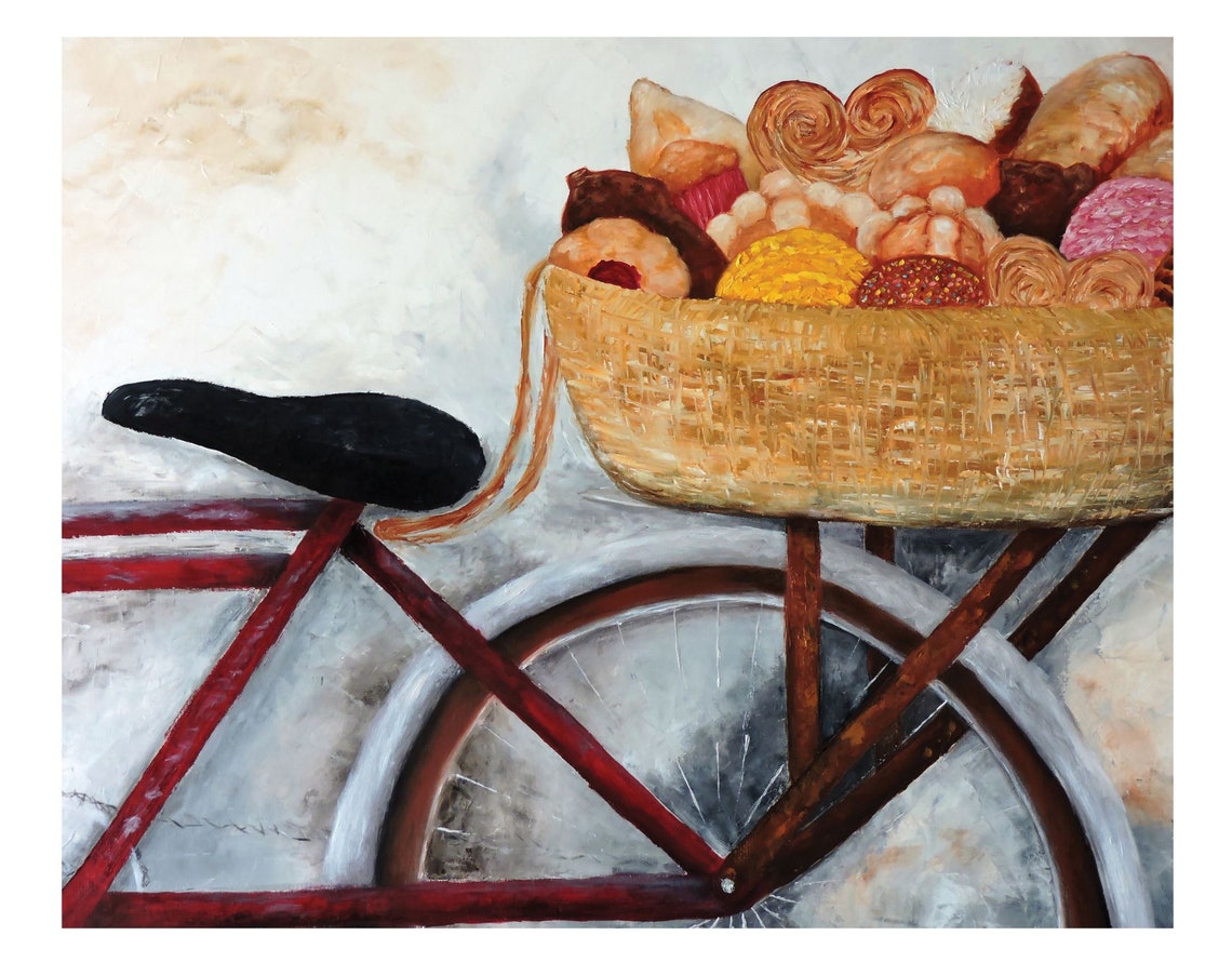 Pan Dulce Art Print, Mexican Pastries, Mexican Kitchen Decor, Conchas ...