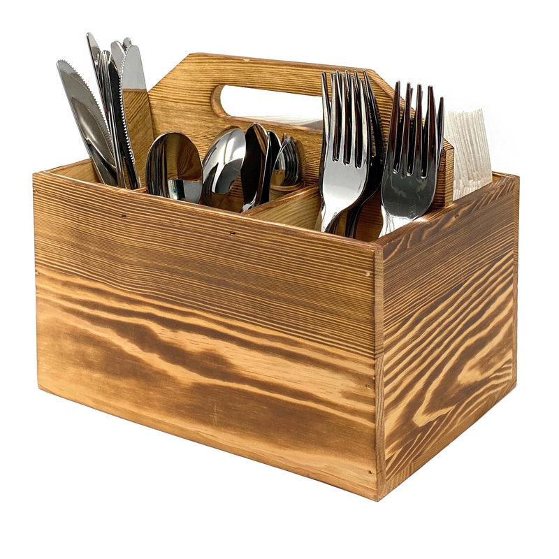 Silverware Caddy - Etsy