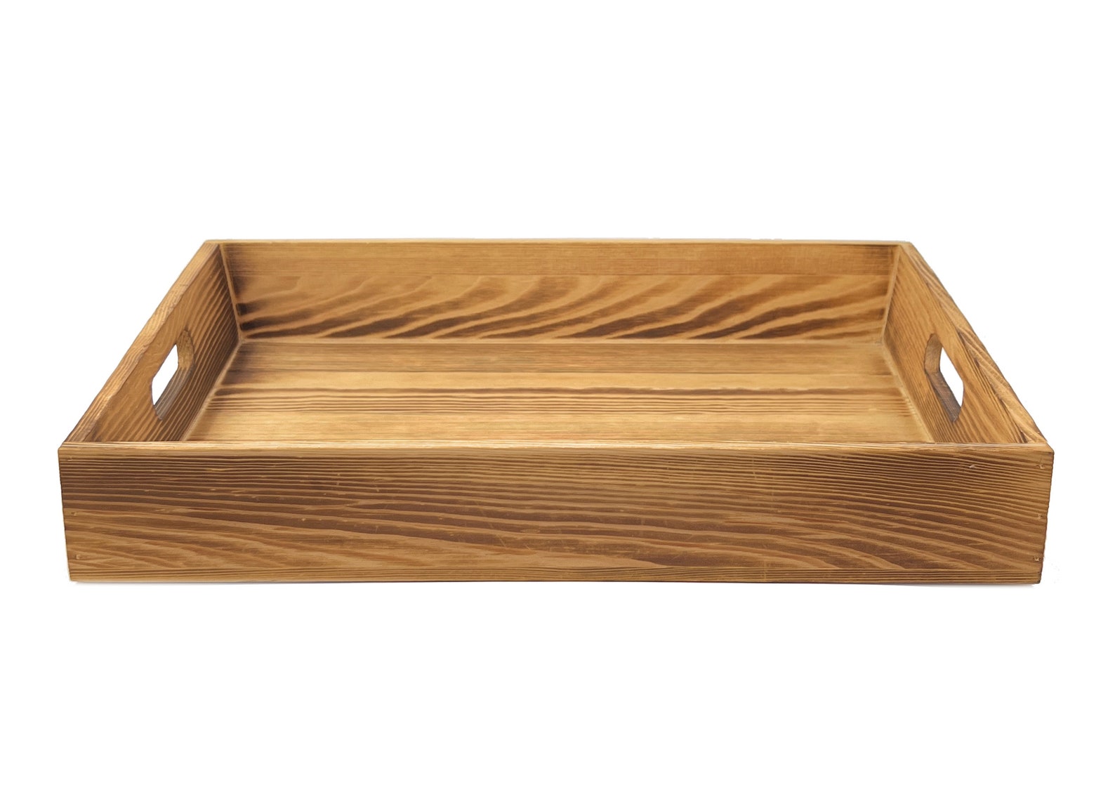 Wood Serving Tray Rectangular 17x13 Inches With Handles for - Etsy