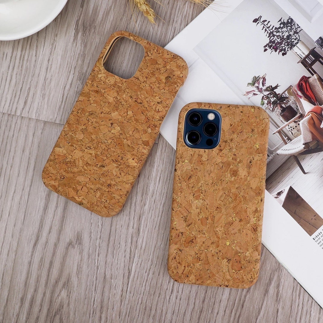 IPhone Case From REAL CORK Sustainable Wooden Cover for Apple Minimal ...
