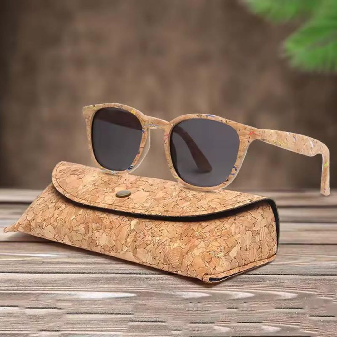 Cork Eyeglass Case | Vegan Glasses Holder | Gift Eyewear Case | Cork ...