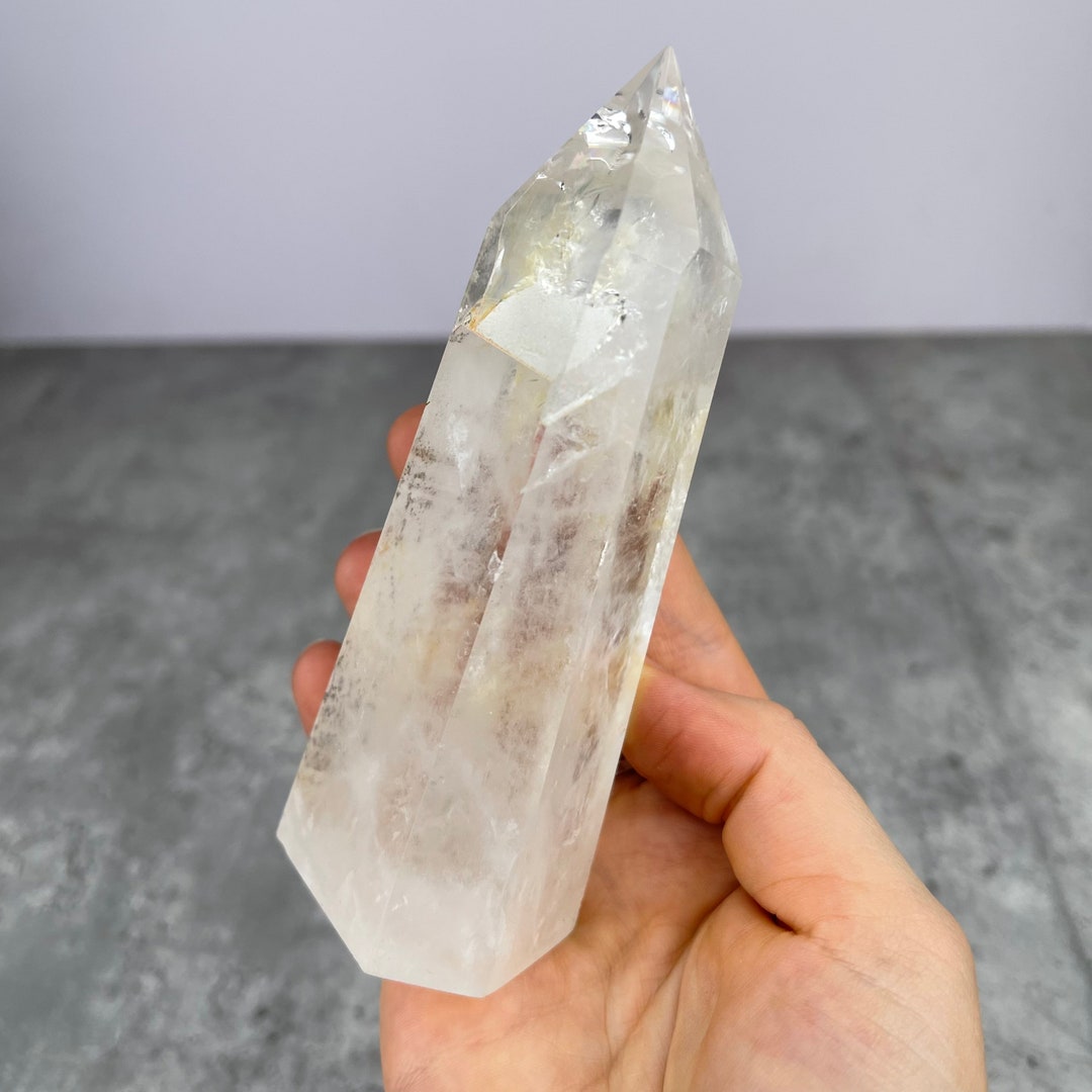 Clear Quartz Crystal Obelisk Genuine Quartz Natural Tower - Etsy