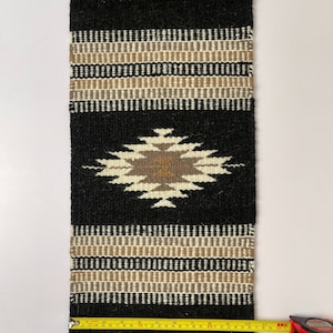 Woven Wool Table Rugs, Choose Your Color 20" X 10" Boho Aztec House ...