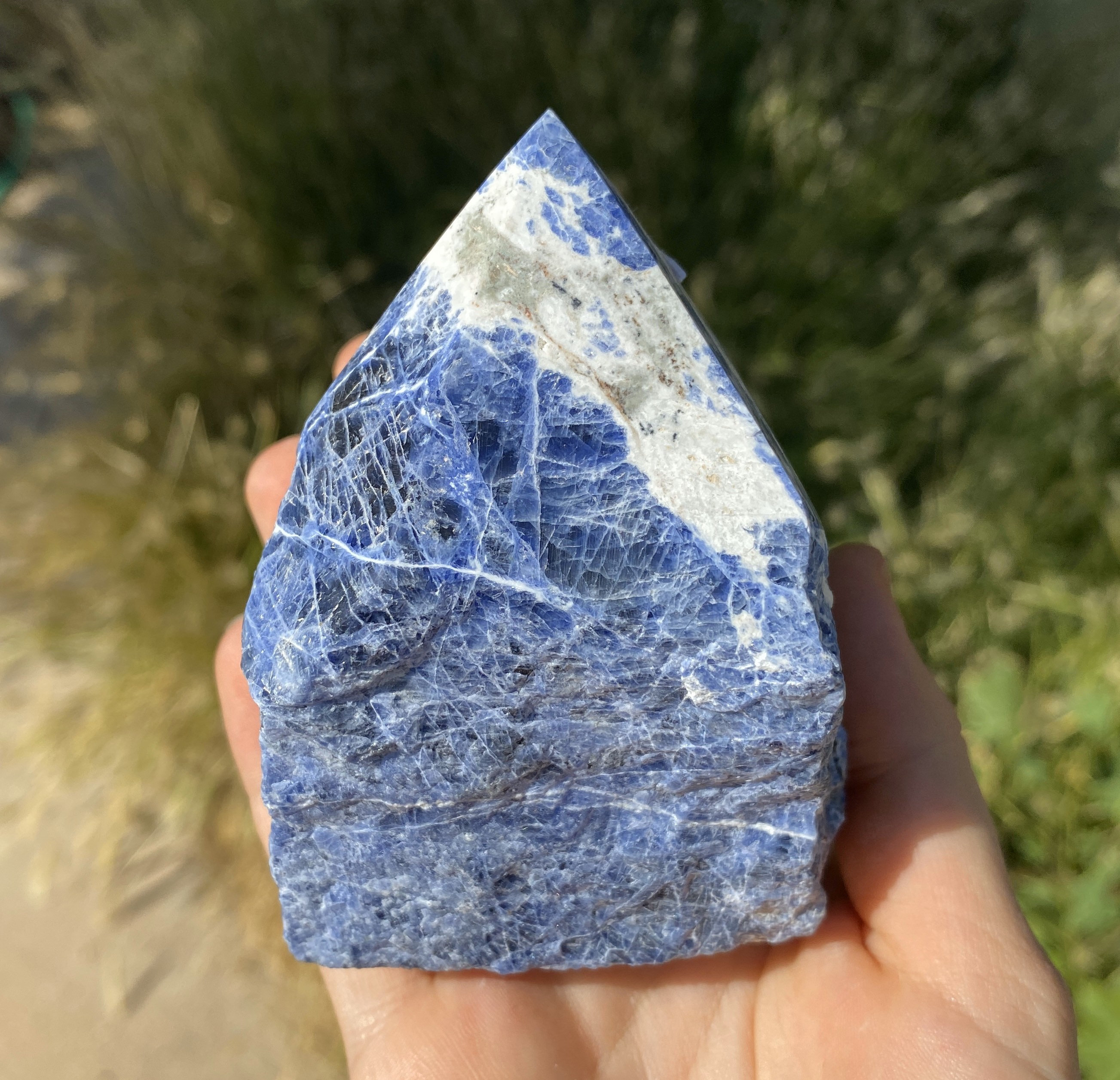 Genuine Blue Sodalite Crystal Towers Large Raw Crystal Points | Etsy