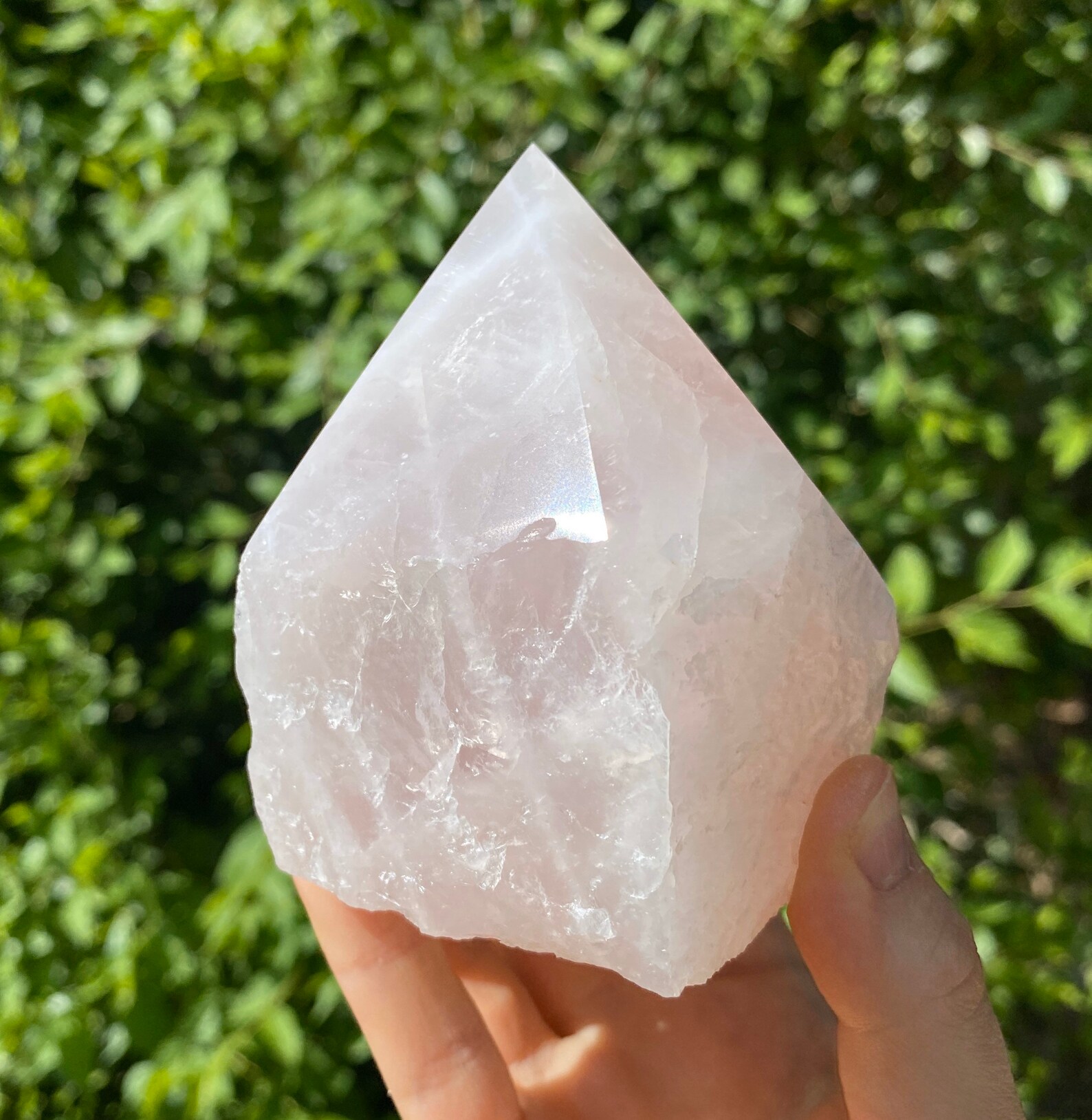 Genuine Rose Quartz Crystal Towers Large Raw Crystal Points | Etsy