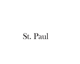 St Paul Svg | Etsy