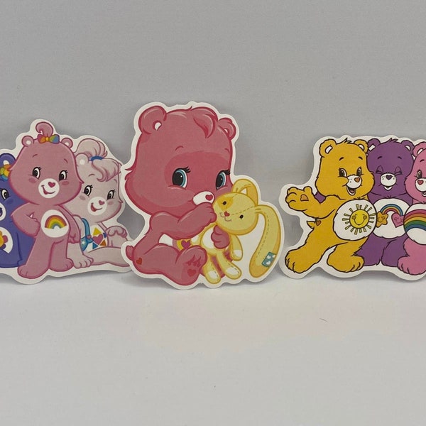 Care Bear Stickers - Etsy UK