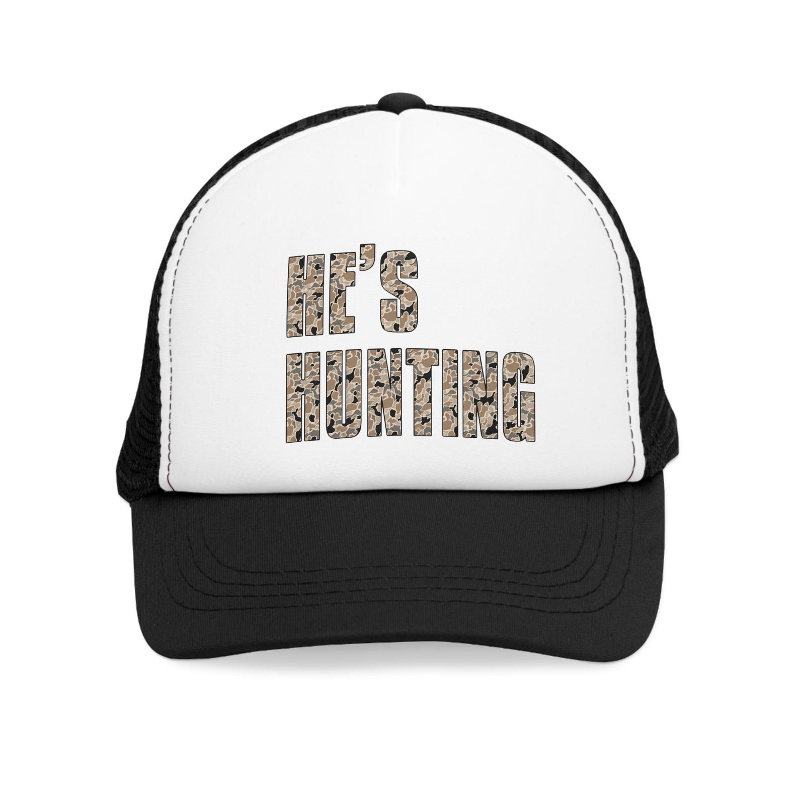 Hes Hunting Trucker Hat for Women, Hunting Wives Gift, Wife of A Hunter ...