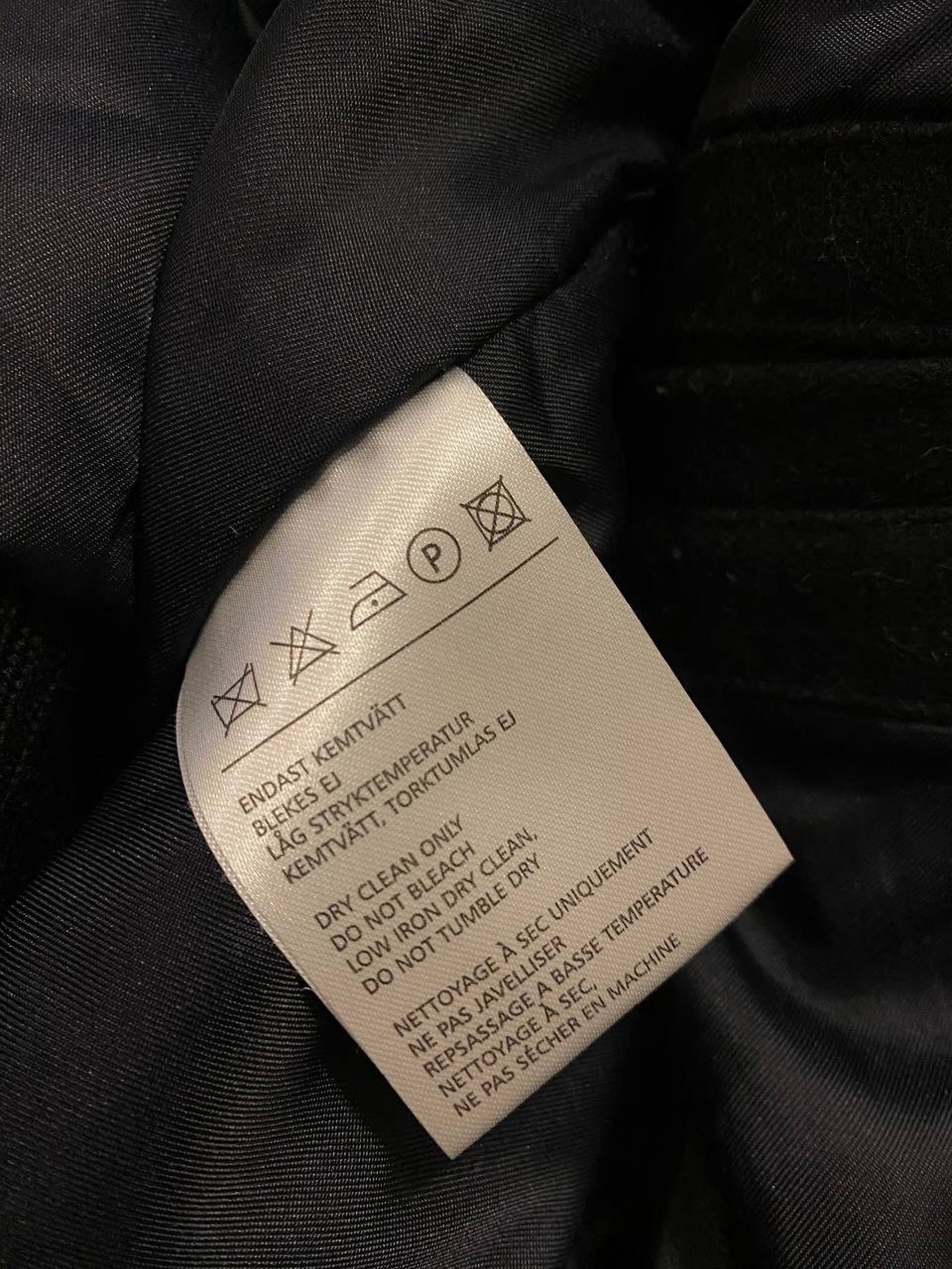 Acne Studios Pop Classics Black Bomber Jacket, Acne Wool Bomber Jacket ...