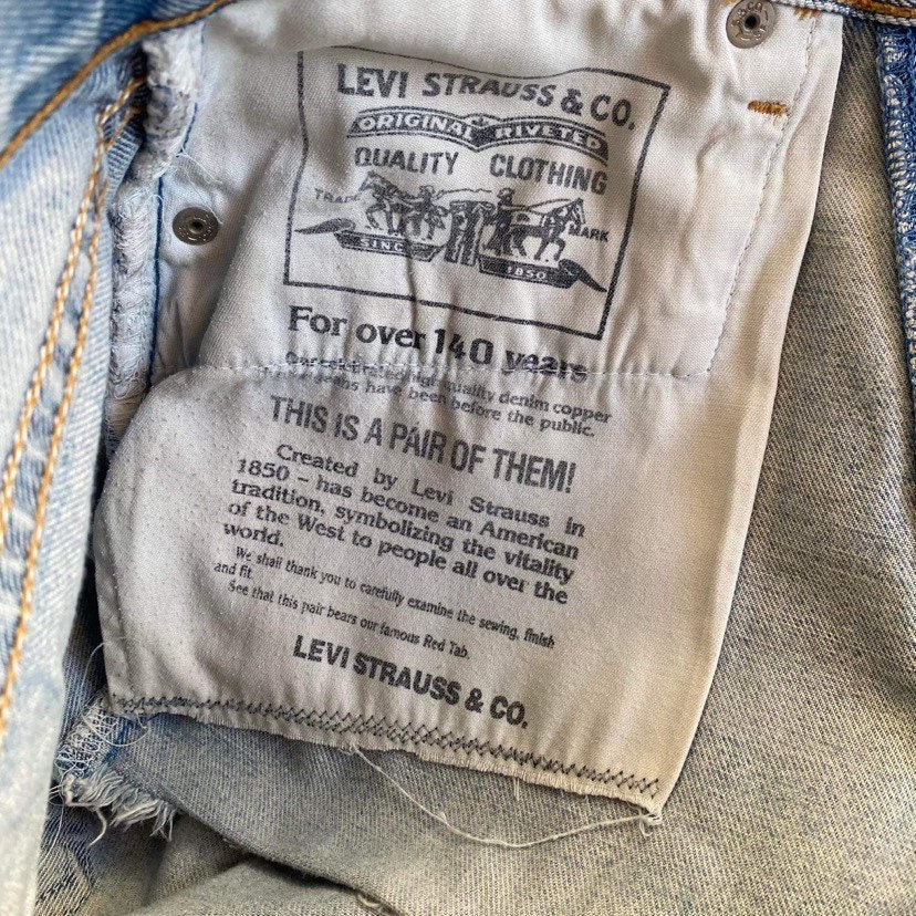 Vintage 1990's Distressed Cut off Model 517 Levi's - Etsy