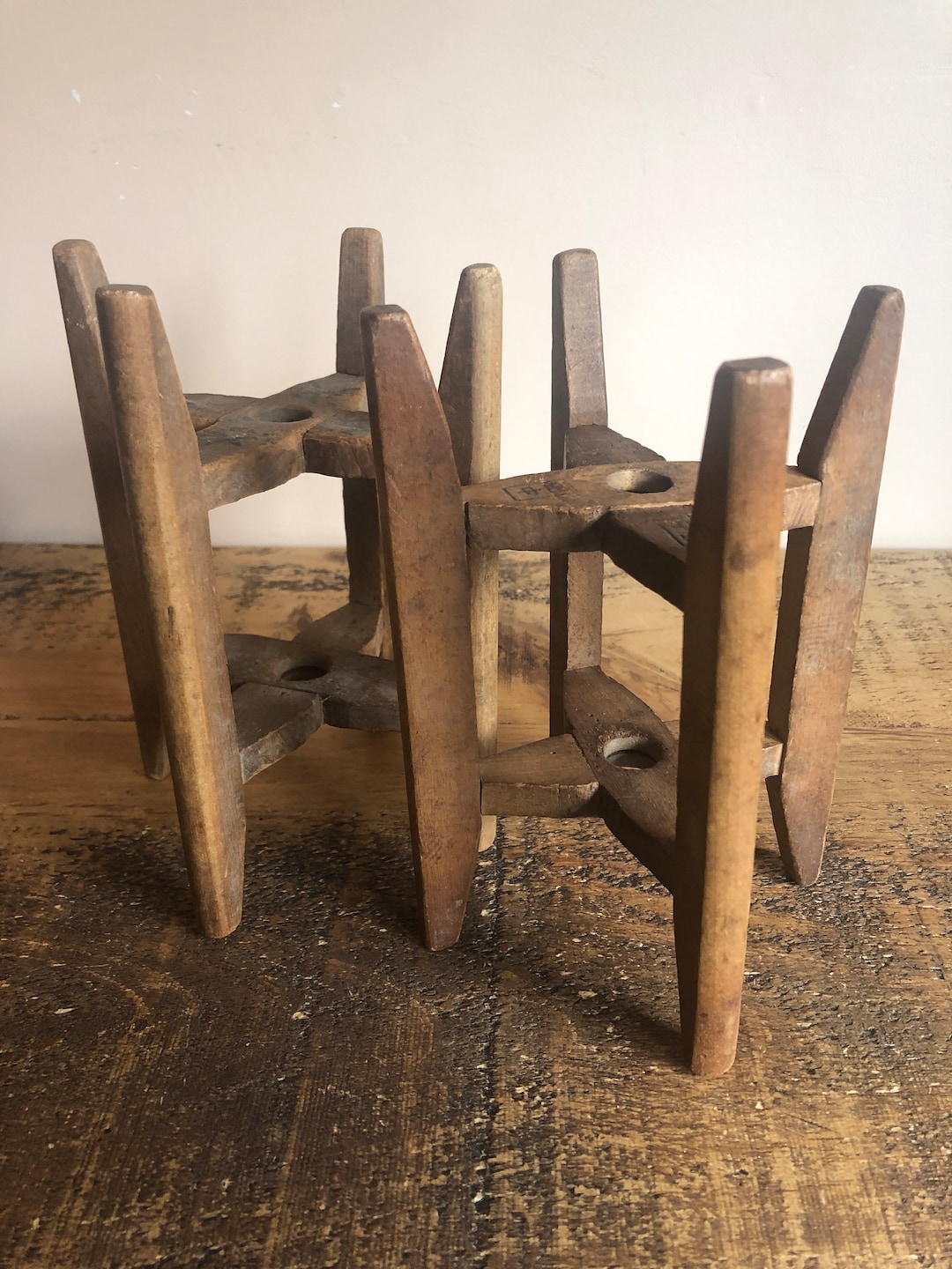 Japanese Vintage Itomaki Wood Silk Thread Spool Winder/display - Etsy