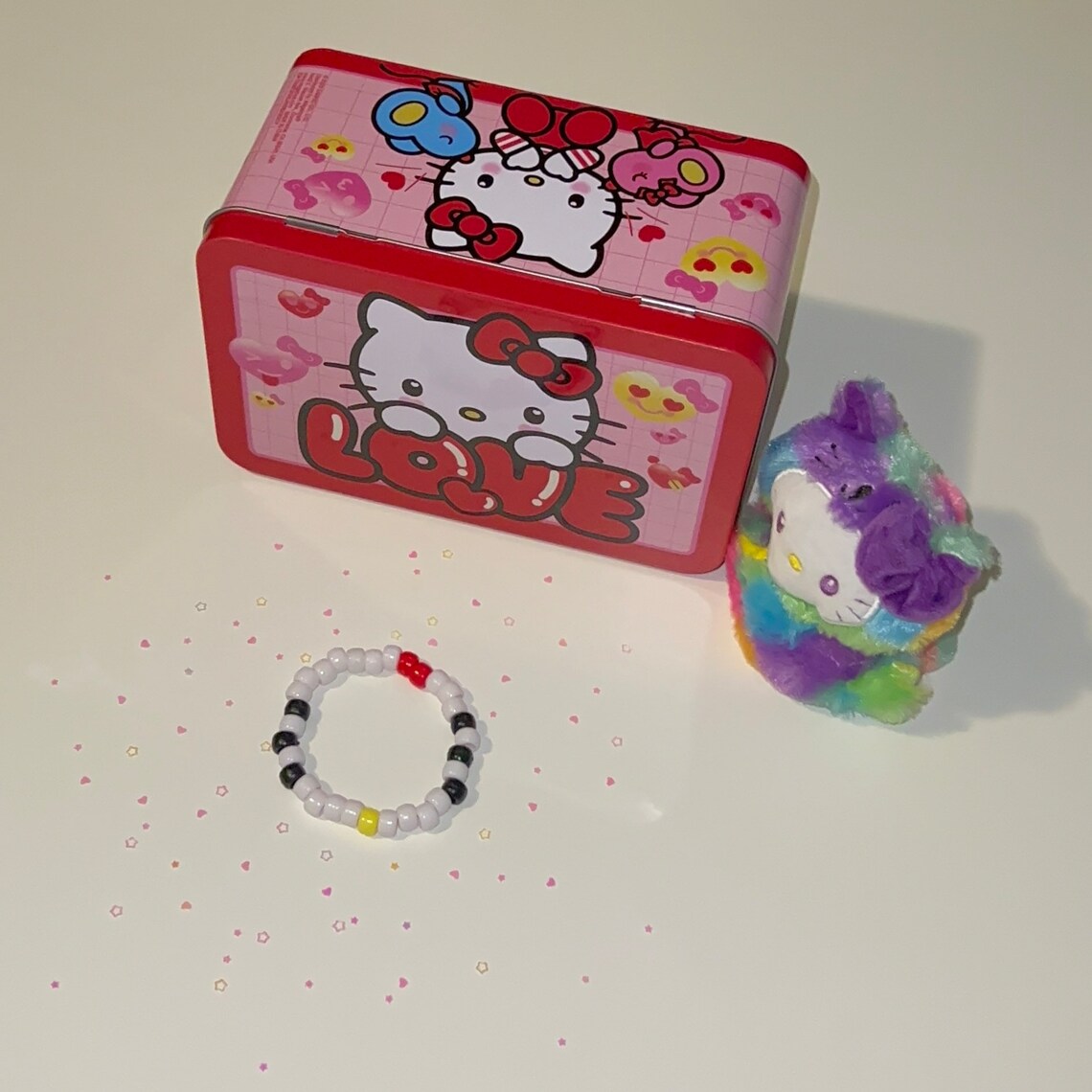 Hello Kitty Kandi Bracelet Sanrio Inspired Kandi Bracelet Hello Kitty ...