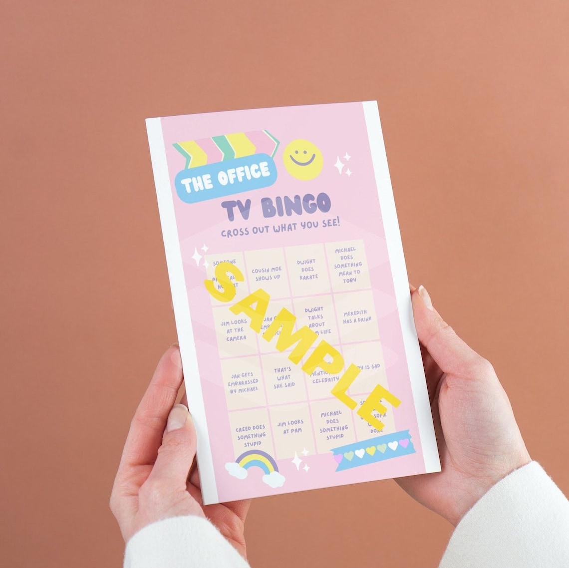 Printable TV Themed Bingo Cards the Office Themed Bingo Printable Bingo ...