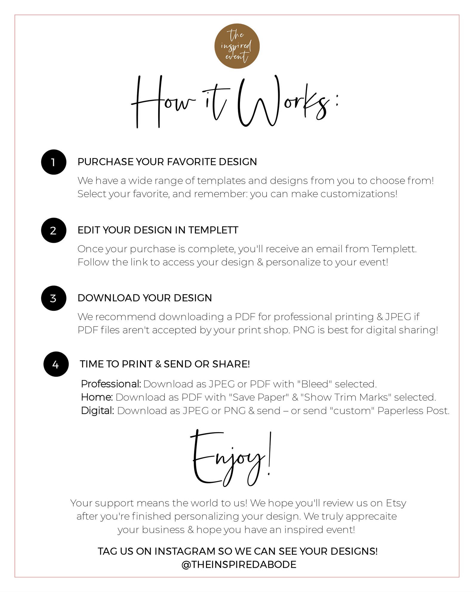 CLARA Classic Wedding Ceremony Program Template, Script Wedding Program ...