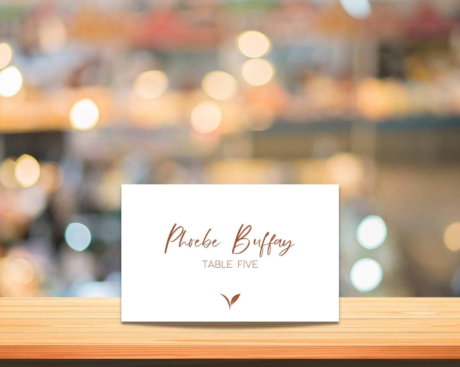 BRIDGET | Modern Dinner Place Cards, Modern Wedding Place Cards, Folded ...
