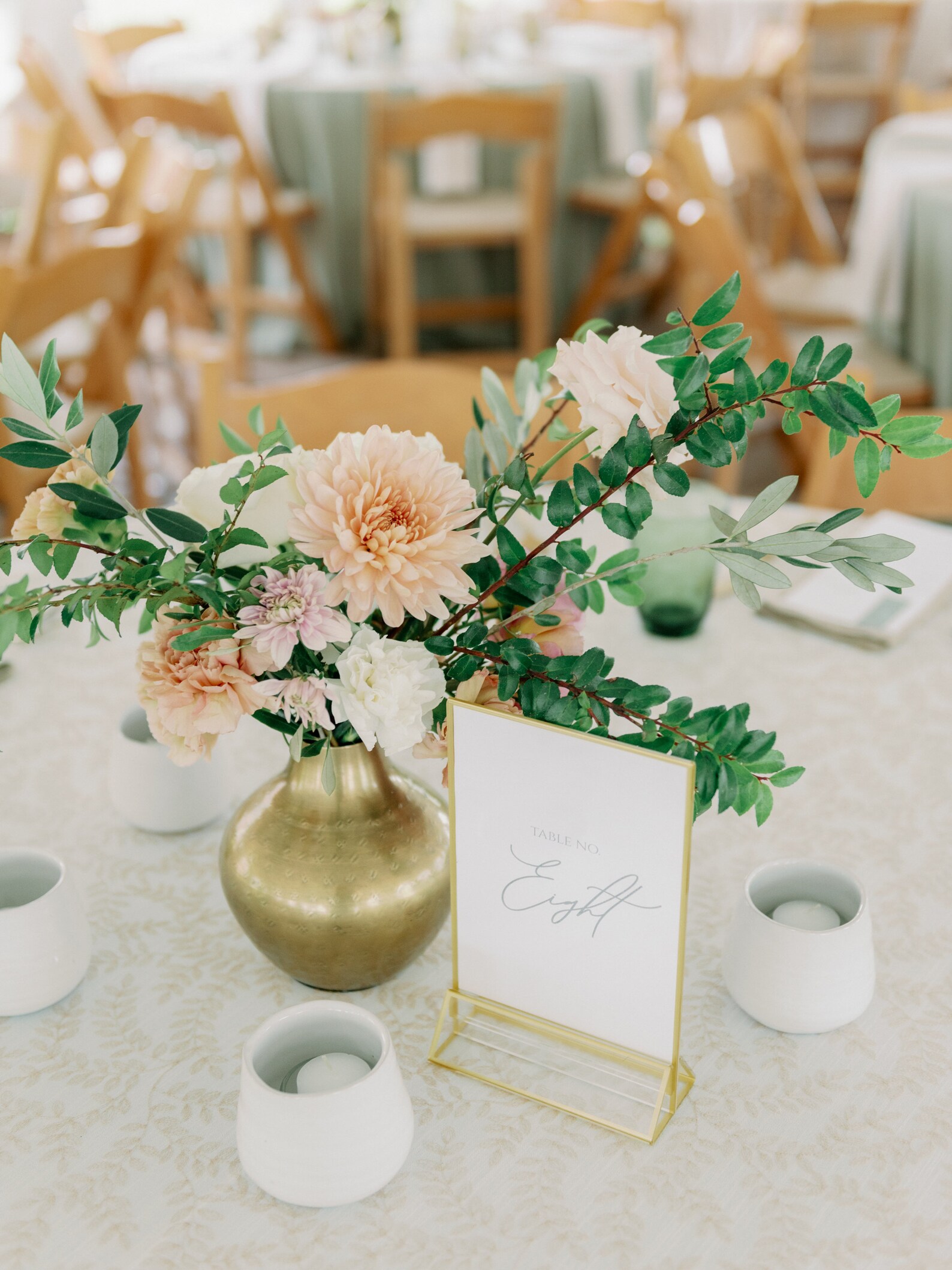 CLARA Table Numbers Template, Classic Table Number Cards, Editable ...