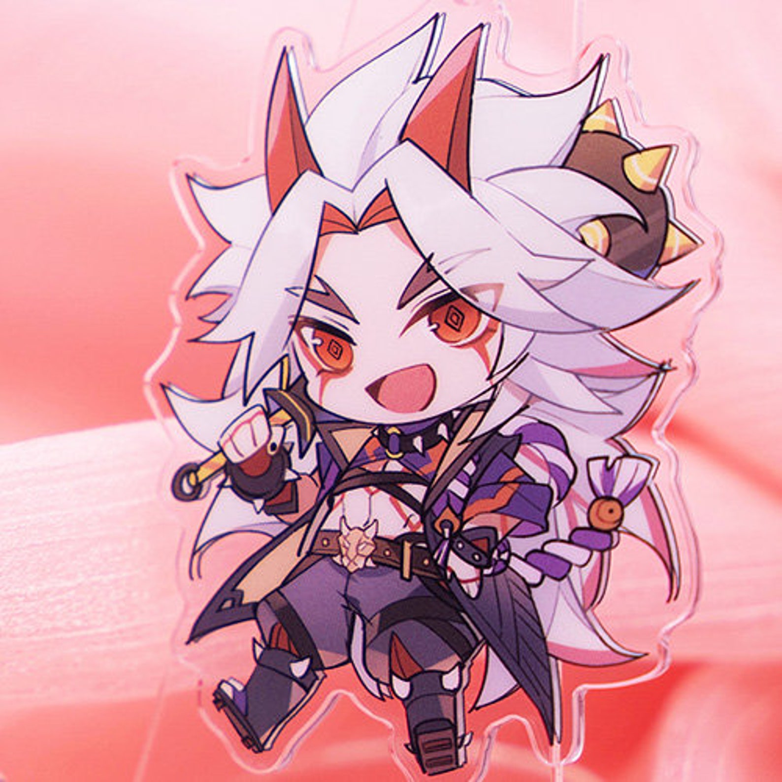 Genshin Impact Arataki Itto Chibi Character Figure Acrylic | Etsy Israel