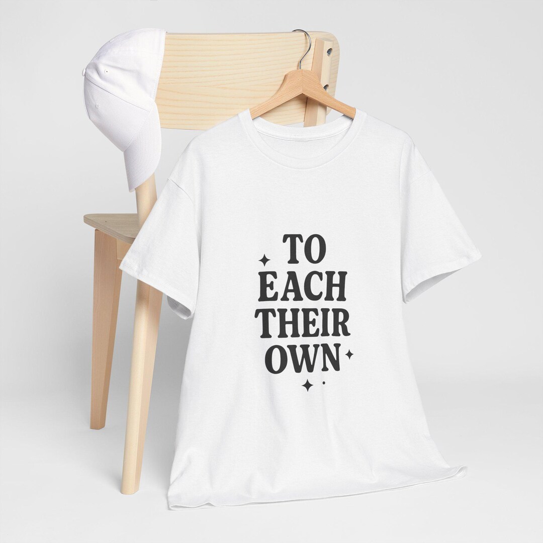To Each Their Own Graphic Tee, Unisex Cotton Shirt - Etsy