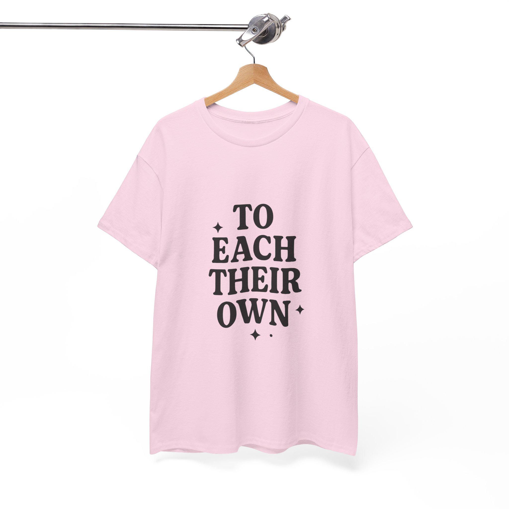 To Each Their Own Graphic Tee, Unisex Cotton Shirt - Etsy