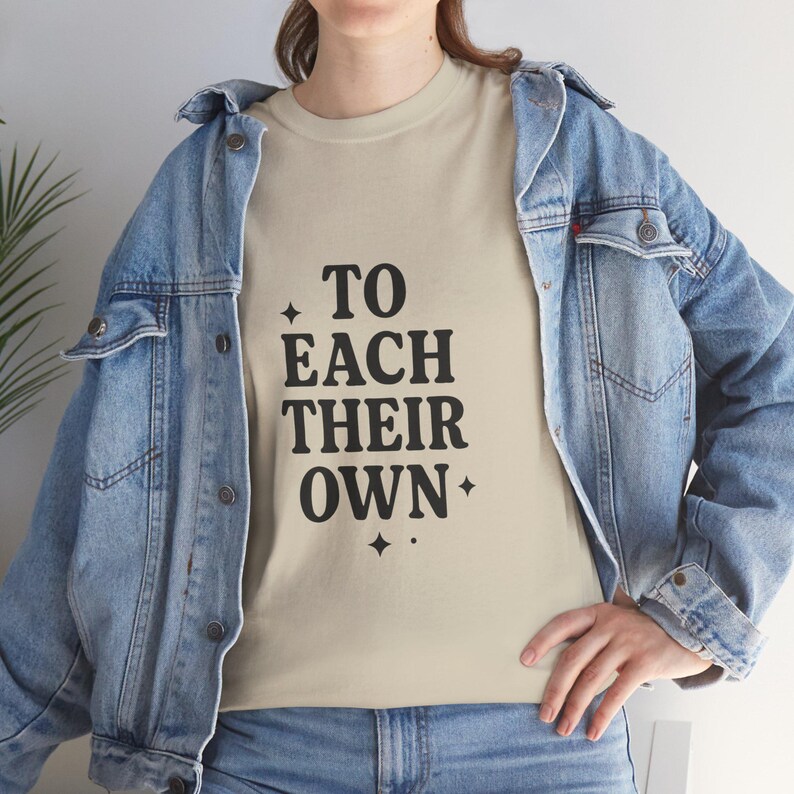 To Each Their Own Graphic Tee, Unisex Cotton Shirt - Etsy