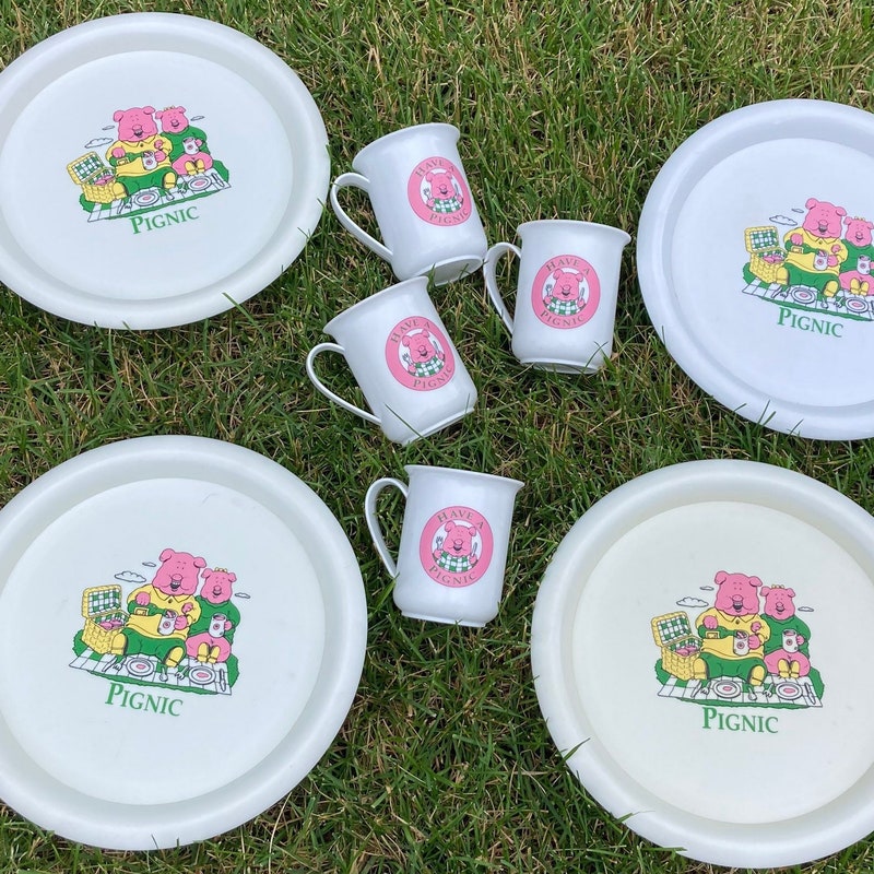 Plastic Picnic Set - Etsy
