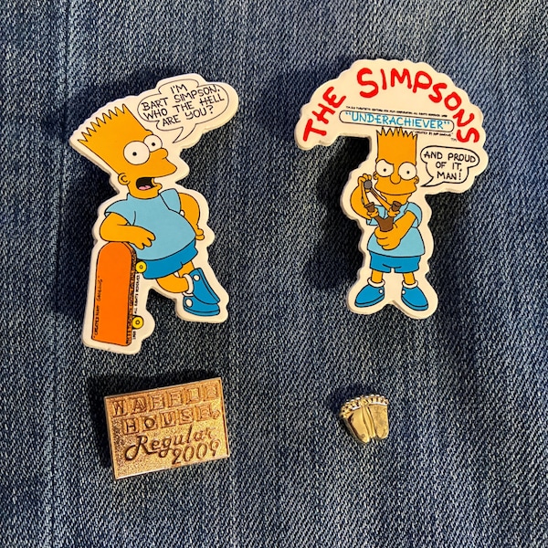 Bart Simpson Pin - Etsy