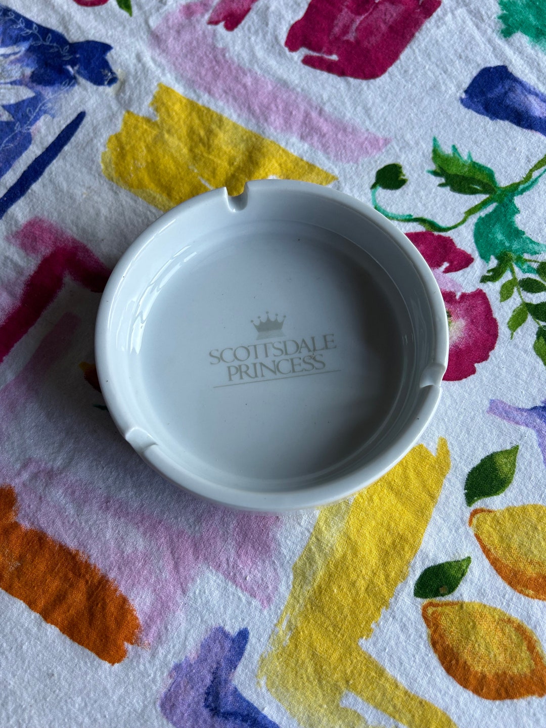 Scottsdale Princess Ashtray - Vintage Scottsdale Arizona Ashtray Resort ...