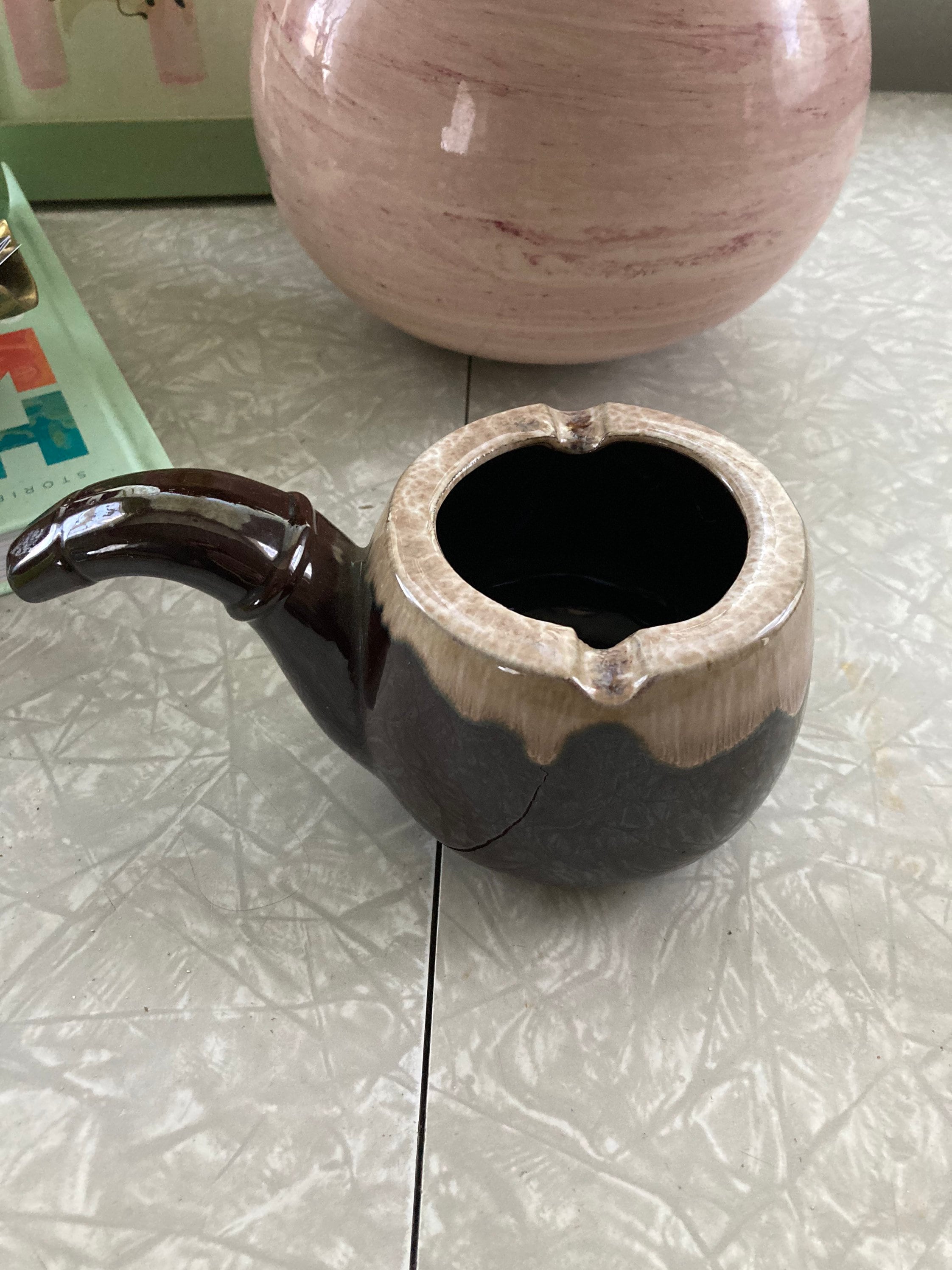 Vintage Ceramic Pipe Ashtray Made in Japan Smoking Ashtray - Etsy