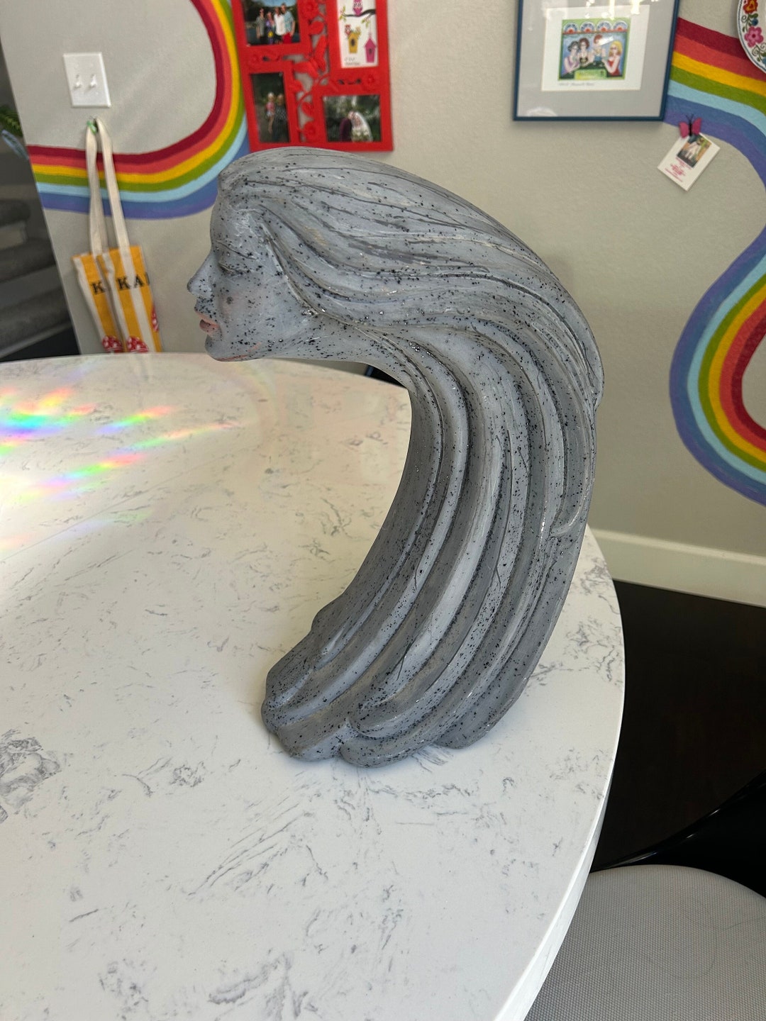 Woman of the Wind Statue - Vintage Woman Statue Vintage Art Deco ...