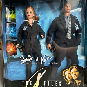1998 X Files Barbie and Ken Set - X-files Agent Dana Scully 90s Barbie ...
