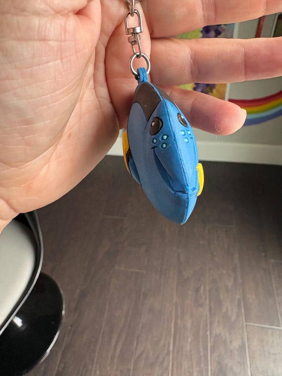 Vintage Dory Keychain- Disney Pixar Keychain Finding … - Gem