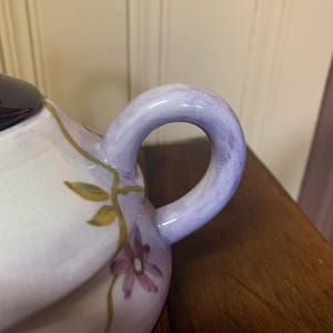 Lavender Floral Teapot- Tracy Porter Hand Painted Teapot English Tea ...