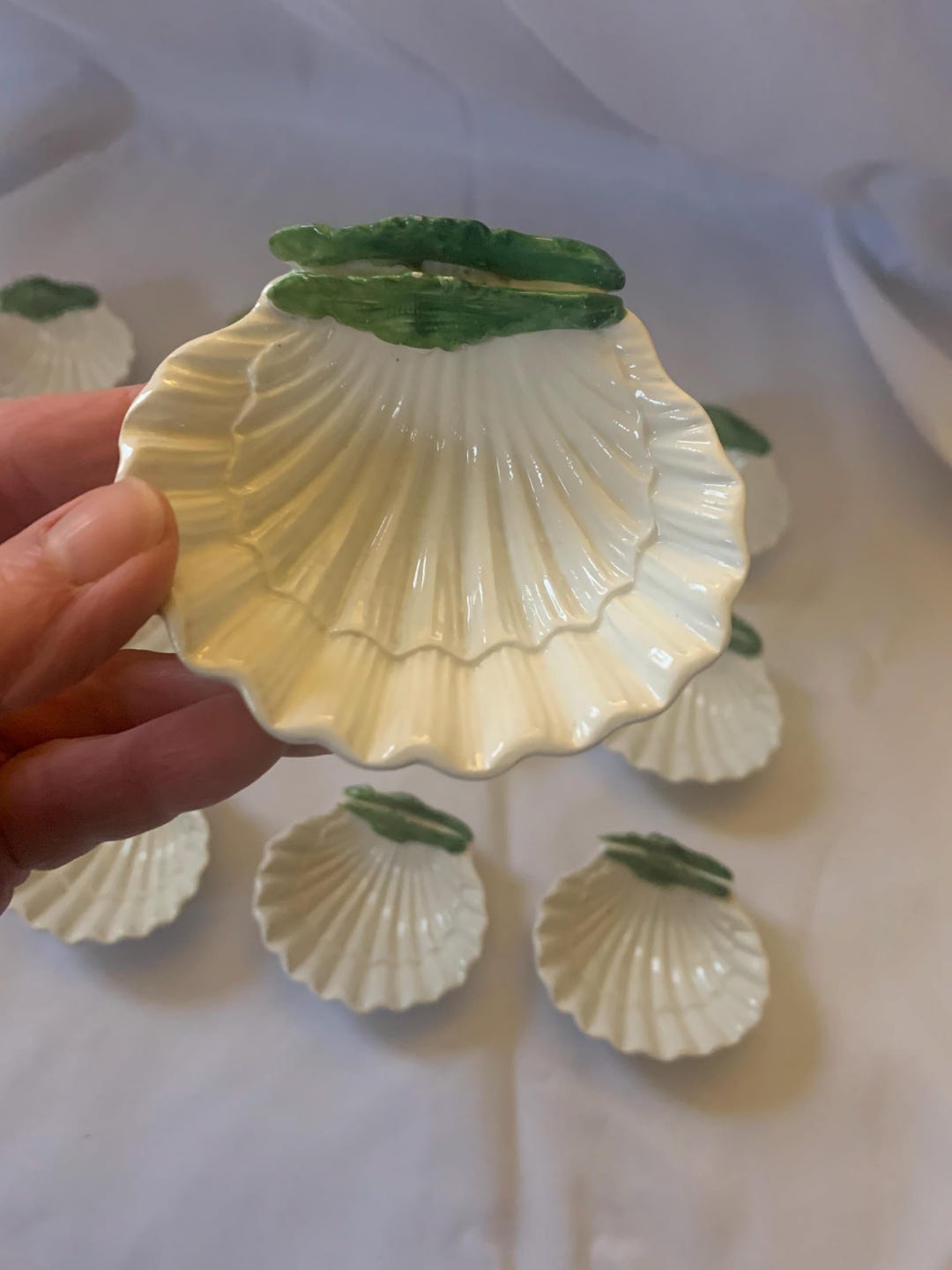 Sea Shell Name Place Holders Set of 12 Dining Table Name Place Holders ...