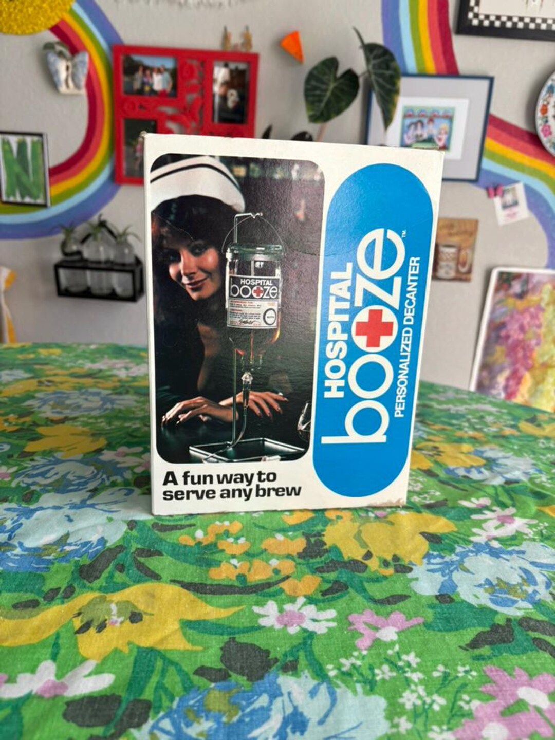 Vintage Neo-art Drink Decanter - Funny Party Drink Dispenser Hospital ...