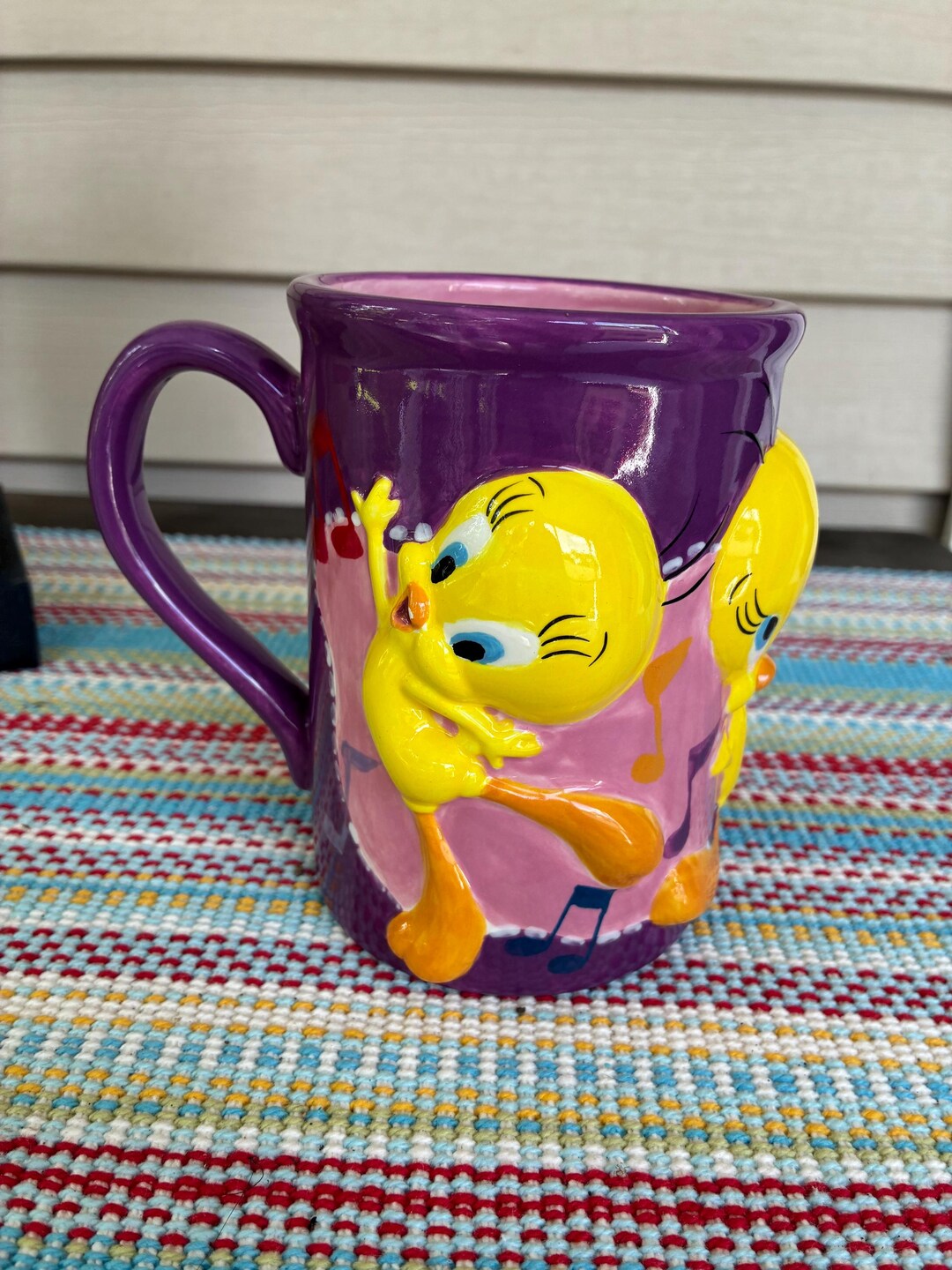 Tweety Bird Mug- 3D Looney Tunes Warner Bros. Big Coffee Mug Cup ...