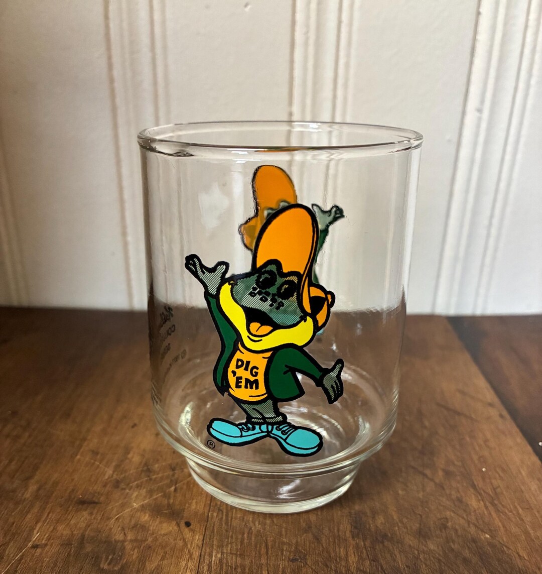 Vintage Kellogg's Dig 'em Frog Juice Glass- 1977 Sugar Smacks Mascot ...