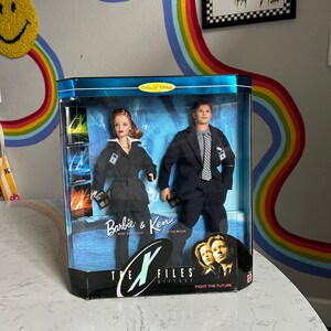 1998 X Files Barbie and Ken Set - X-files Agent Dana Scully 90s Barbie ...