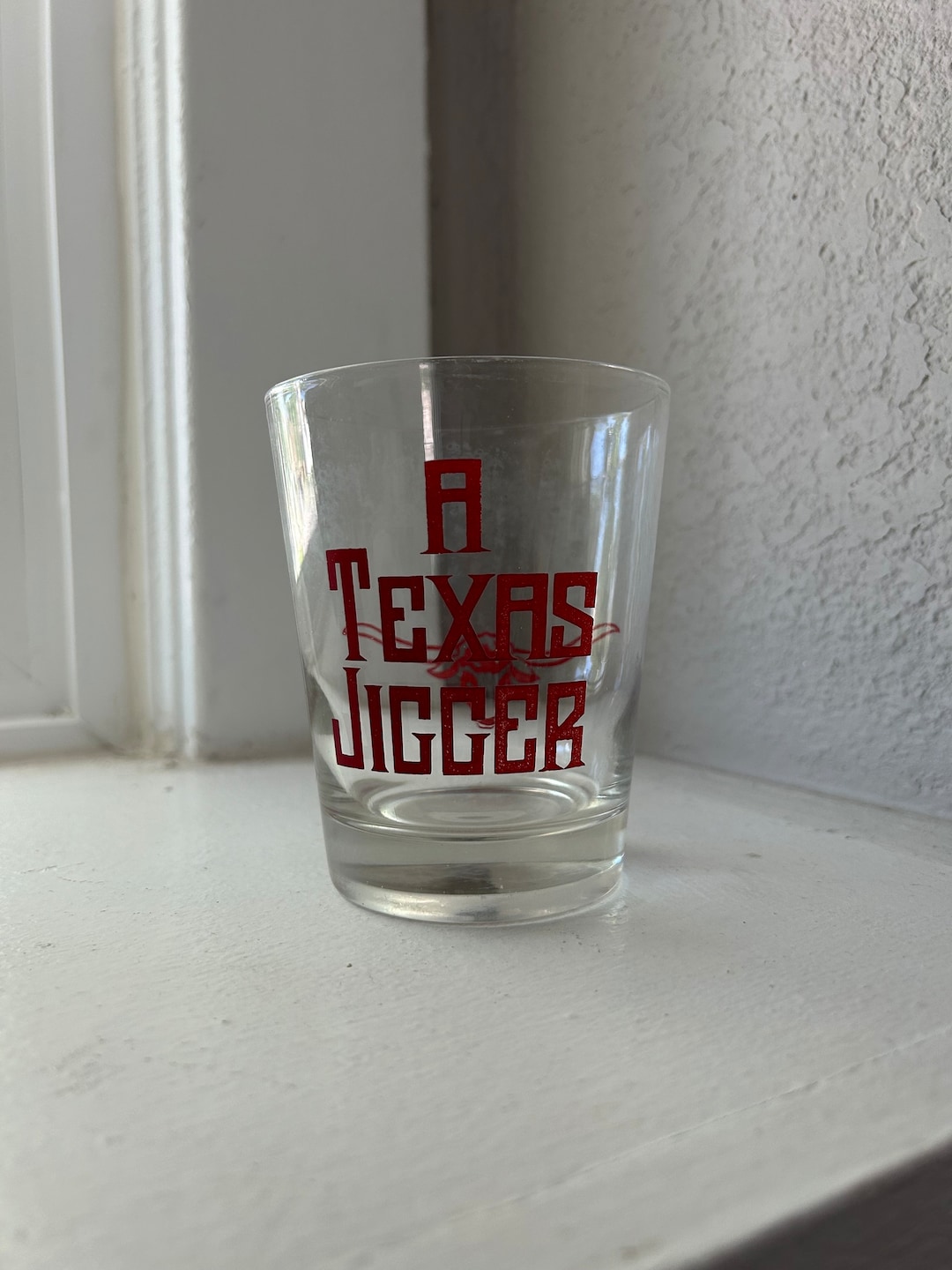 A Texas Jigger - Vintage Bar Jigger Glass Vintage Barware Texas Barware ...