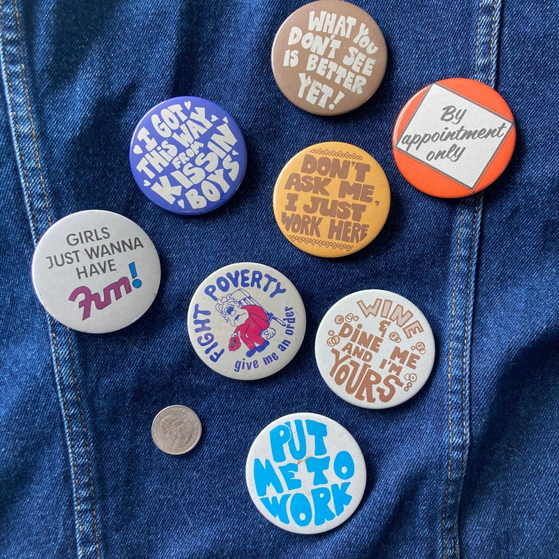 Funny Buttons - Etsy
