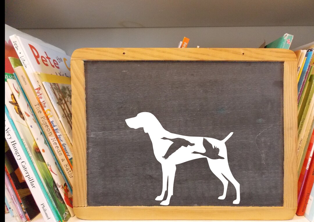 German Shorthaired Pointer, Vinyl Decal, GSP With Geese, GSP, Bird ...