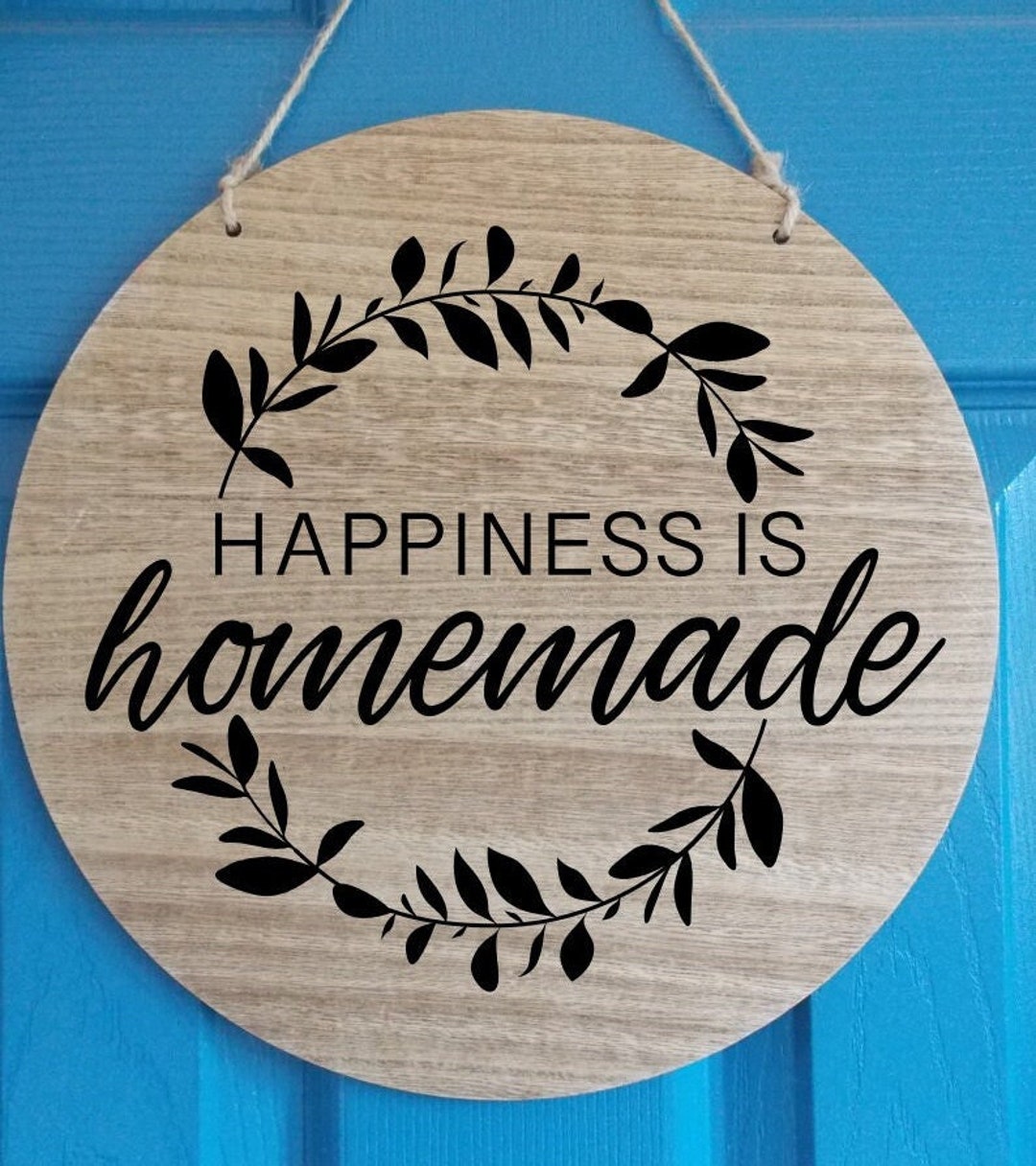 Happiness is Homemade Vinyl Decal Kitchen Decor Quote Homestead Living ...