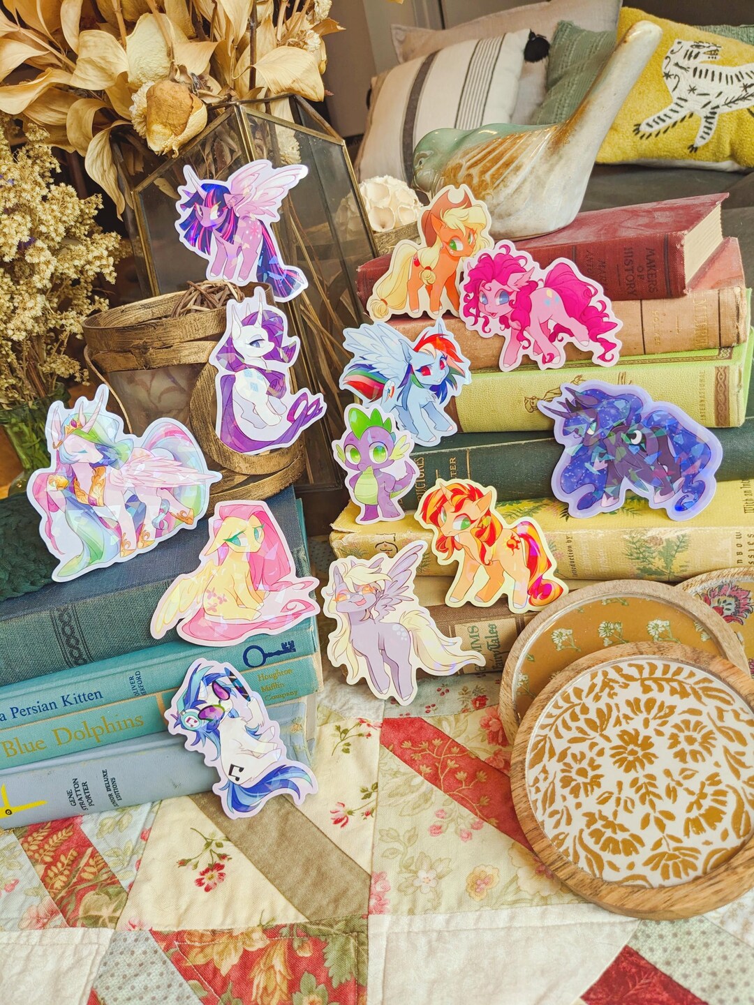 MLP Holographic Stickers - Etsy