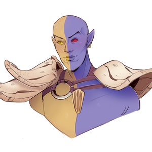 Lord Vivec Art Print - Etsy