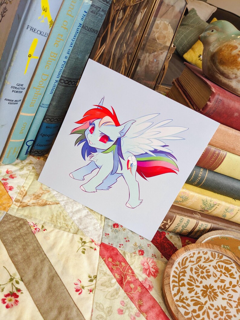 My Little Pony: Rainbow Dash Print - Etsy
