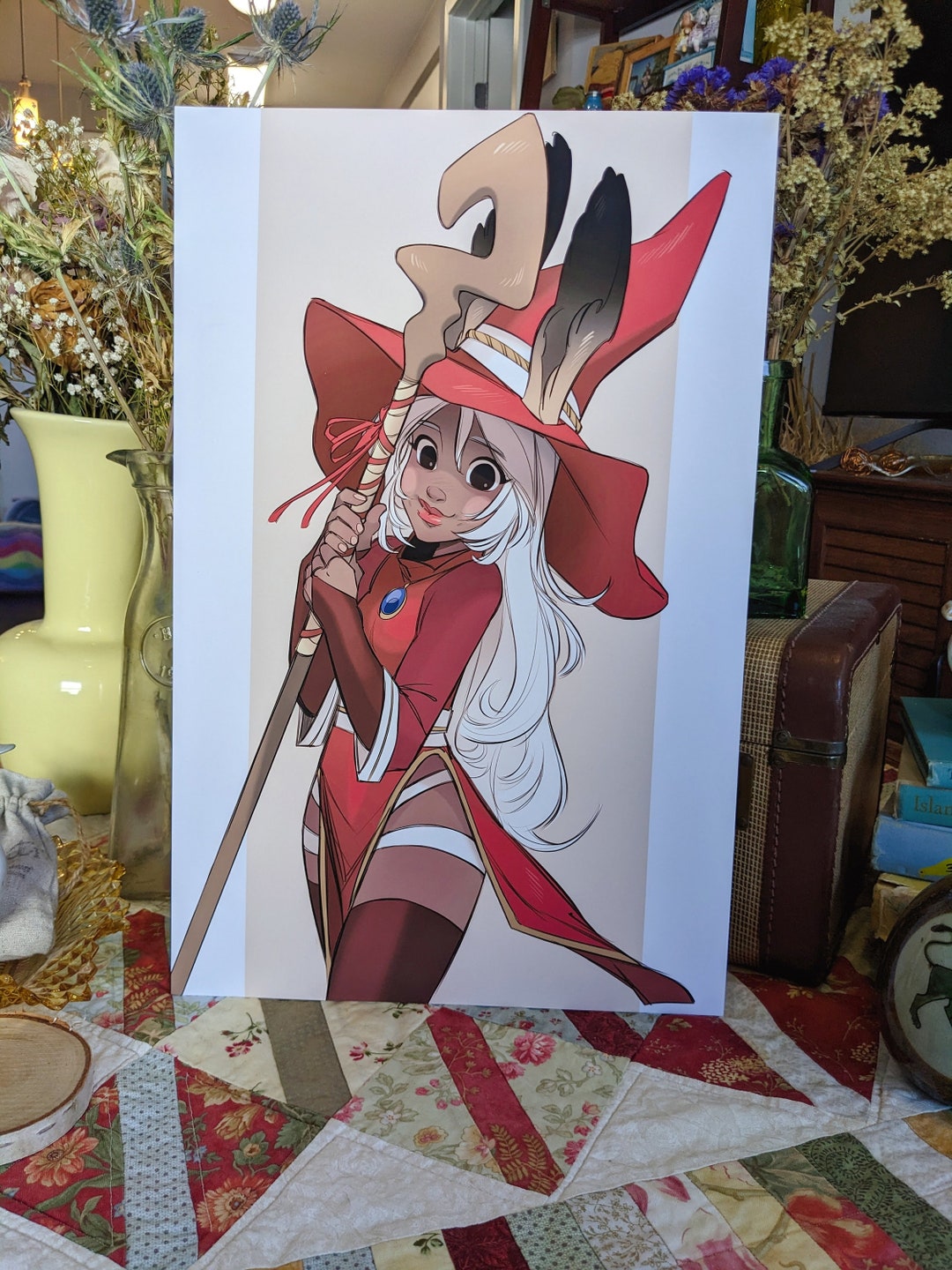 FFTA: Red Mage Viera Print - Etsy