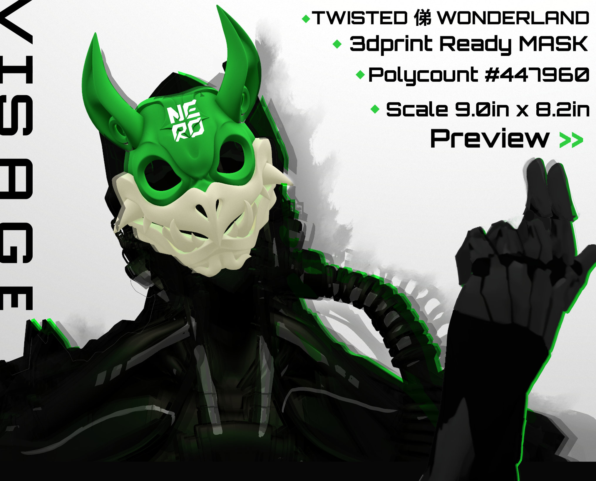Mask 3D Print-ready STL Files // Cosplay // - Etsy