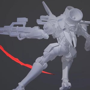 Armored Core 3d Model // Gundam // for 3dprinting - Etsy
