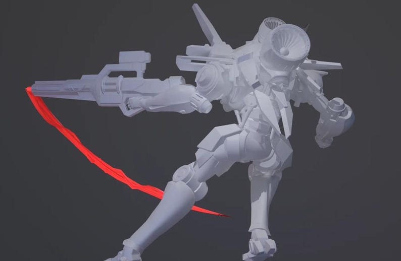 Armored Core 3d Model // Gundam // for 3dprinting - Etsy