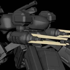 3d Mech Miniature // Armored Core VI // Gundam // 3dprinting - Etsy