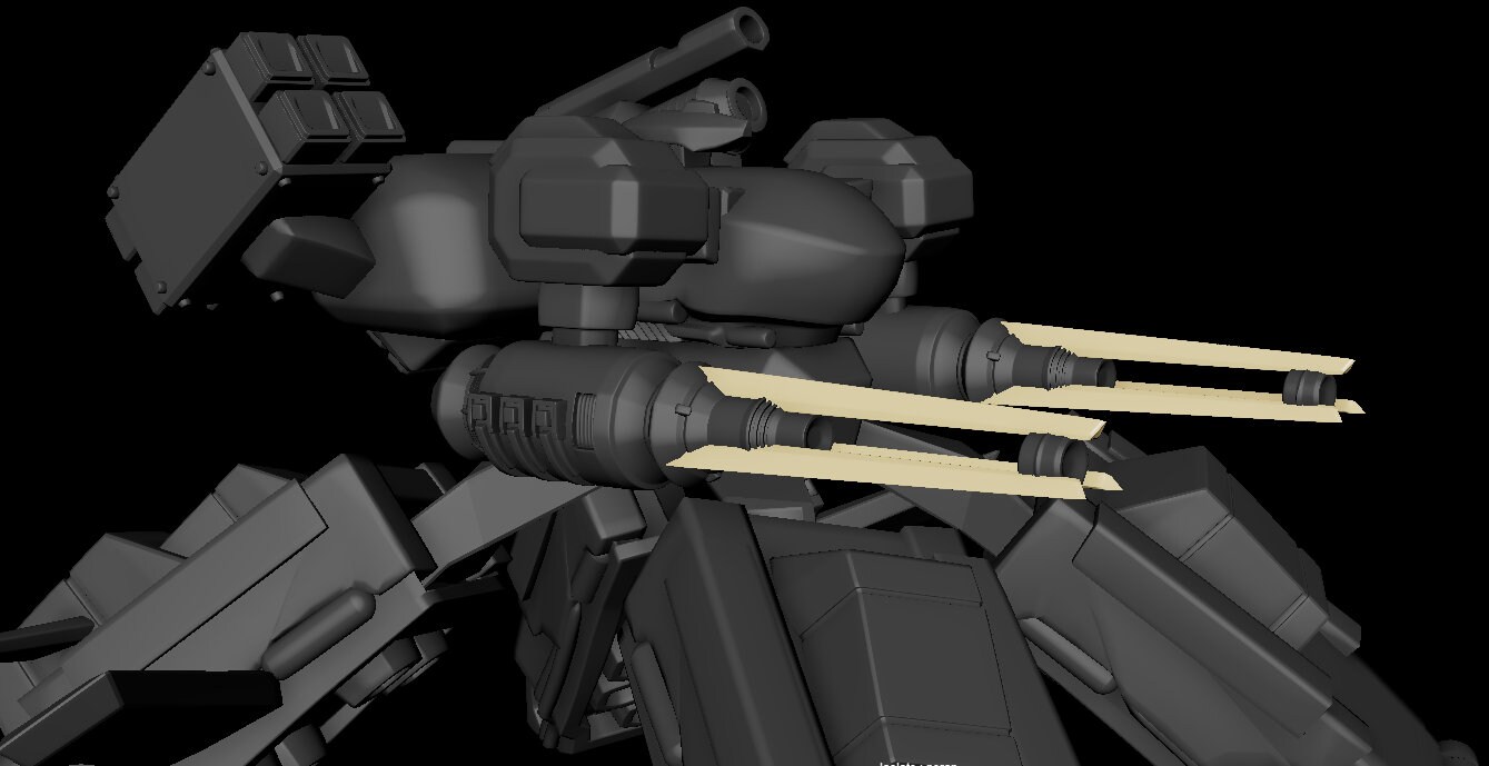 3d Mech Miniature // Armored Core VI // Gundam // 3dprinting - Etsy